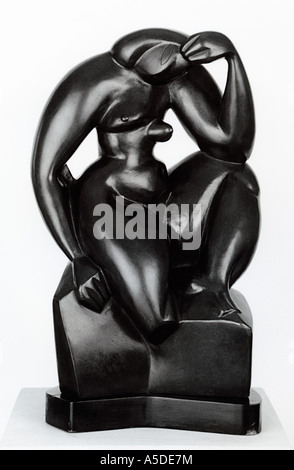 Sculpture by Ukranian cubist sculptor Alexander Archipenko Stock Photo ...