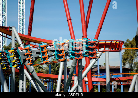 Silver Bullet Rollercoaster Ride. Knott's Berry Farm Theme Park ...