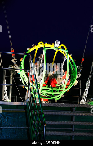 Bungee jump ride at funfair in Old Town Kissimmee Florida Stock Photo ...