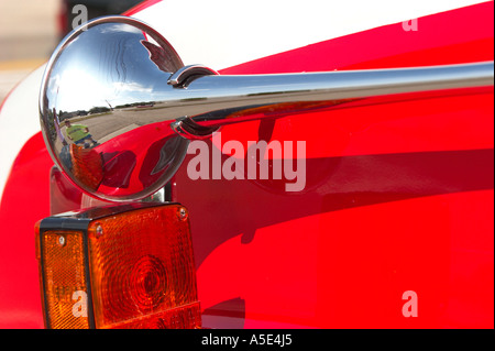 A chrome plated horn on a fire engine Stock Photo - Alamy