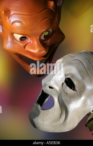 bathos and pathos masks Stock Photo - Alamy