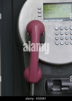German telephone booth Stock Photo - Alamy