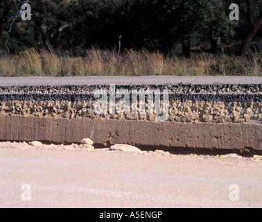 Cross-section showing the layers of road construction Stock Photo - Alamy