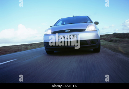 2005 silver ford fiesta hatchback car Stock Photo - Alamy
