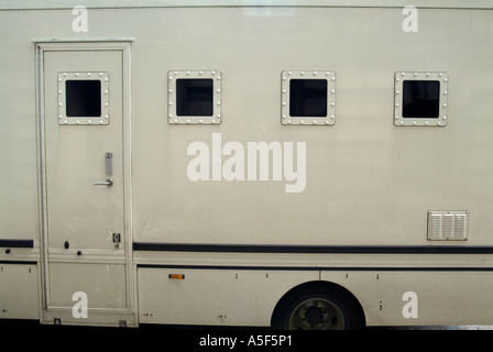 Secure prison to court prisoner transportation vehicle and driver ...
