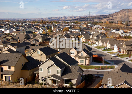 Housing developments contribute to urban sprawl in Boise Idaho Stock ...