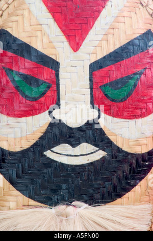 Traditional wicker Vietnamese mask Vietnam Stock Photo - Alamy