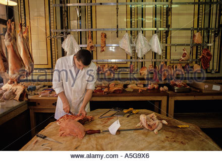 Allens of Mayfair, traditional butchers shop in Mount Street, London ...