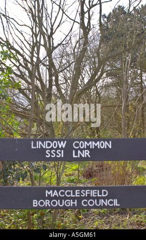 Lindow Common Area of Special Scientific Interest Cheshire Stock Photo ...