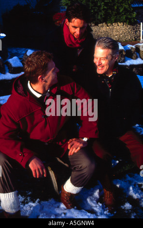 Three generations interacting together Stock Photo - Alamy