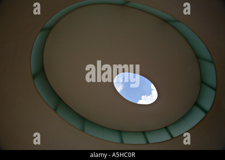 ILLINOIS Chicago UIC Skyspace structure by James Turrell curtains of ...