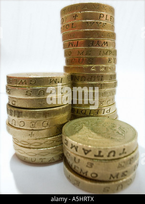 coins side view Stock Photo - Alamy