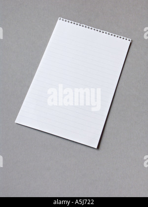 Notepad torn page Stock Photo - Alamy