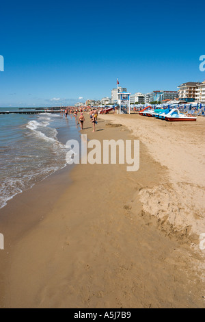 Beach, Lido de Jesolo, Venetian Riviera, Italy Stock Photo - Alamy
