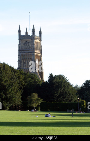 Cirencester; Abbey, Abbey grounds park, Gloucestershire; UK; England ...