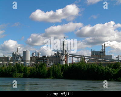 papermill of the company UPM United Paper Mills in Kuusankoski Finland ...