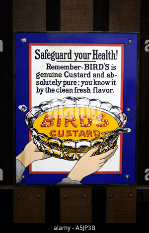 Bird's Custard advertisement Stock Photo - Alamy