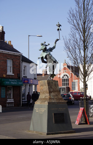 Stratford upon Avon,statue. "Puck", the winged boy in Shakespeare's ...