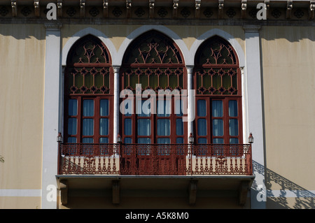 Balcony Downtown Beirut Typical Lebanese architecture Stock Photo - Alamy