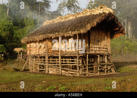 traditional Rawang house Kachin State Myanmar Stock Photo - Alamy