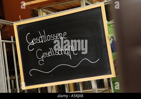 Sign "private function" coterie Stock Photo - Alamy