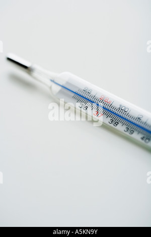 medical thermometer close-up on a white isolated background Stock Photo ...
