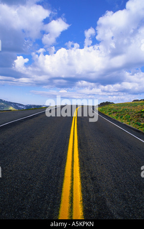 American Interstate 70 Crossing Scenic Utah Landscape. Eroded ...