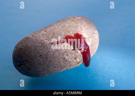 getting blood out of a stone bleeding stone Stock Photo - Alamy