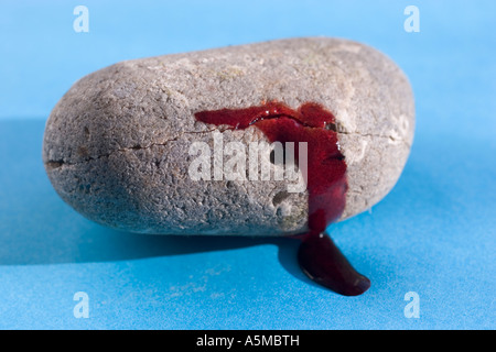 getting blood out of a stone bleeding stone Stock Photo - Alamy