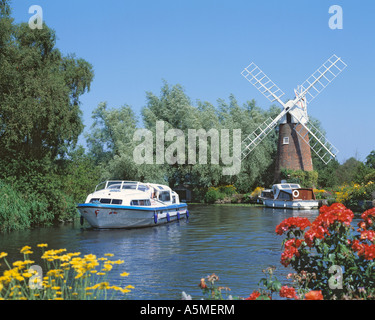 GB - NORFOLK BROADS: Hunsett Mill along River Ant Stock Photo - Alamy