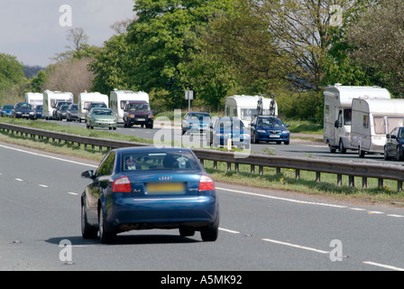 traffic jam queue queuing car wait slow moving bank holiday journey ...