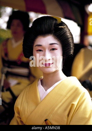 Japan, Tokyo, Jidai festival, geisha, back view, Asia, Eastern Asia ...