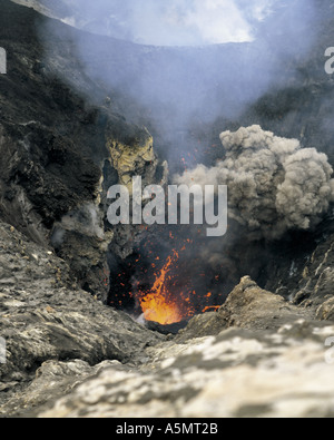 Vanuatu: Tanna island volcano Stock Photo - Alamy