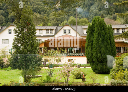 Hotel Peulla, Chile Stock Photo - Alamy