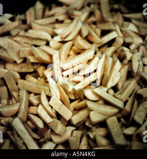 Frozen fish & chips ready meal Stock Photo - Alamy