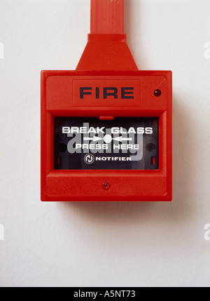 Emergency break glass Stock Photo - Alamy