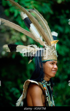 Young Iban man, Sarawak, Borneo, Malaysia Stock Photo - Alamy