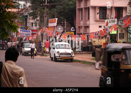 Street scene in Thiruvananthapuram, (Trivandrum), Kerala, India Stock ...