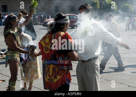 limpia made by the indigenous - cleaning of the soul -Plaza de la ...