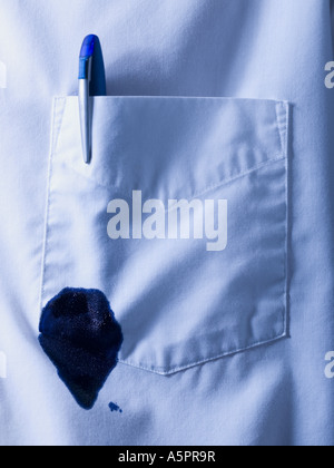 Leaking pen in pocket Stock Photo - Alamy