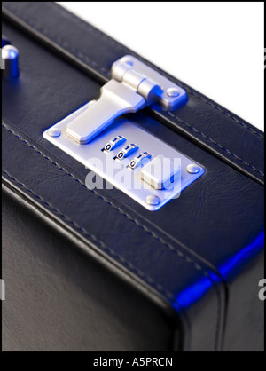 Close up view of lock and handle buffer rubber on white door. Interior ...