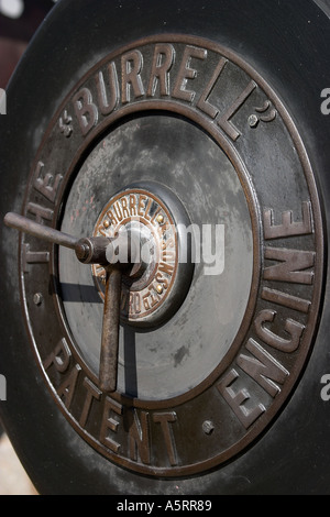 The Burrell traction engine, Charles Burrell & Sons were builders of ...