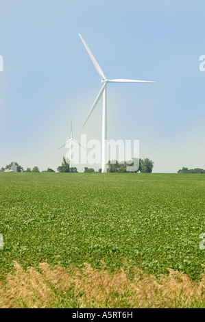 Windmills in western Minnesota Stock Photo - Alamy