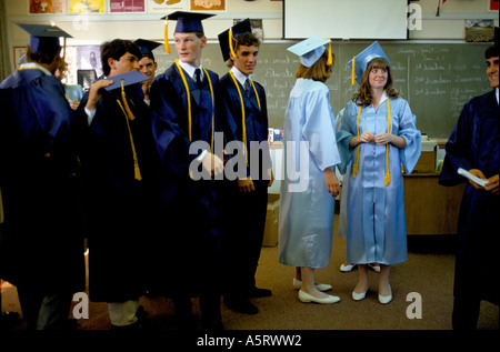 HIGH SCHOOL GRADUATION MODESTO CALIFORNIA 1990 Stock Photo - Alamy