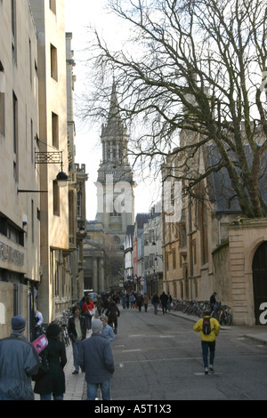 Turl Street, Oxford city centre, UK Stock Photo - Alamy