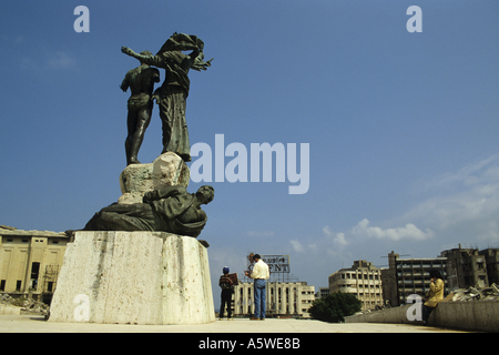 A bullet hole is visible in a statue of Cuban national hero Jose Marti ...