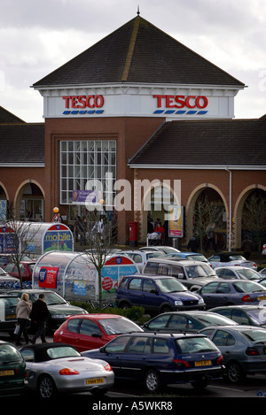 Tesco superstore in Exeter Devon UK Stock Photo - Alamy