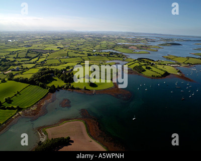 Strangford Lough Aerial, Co. Down, Northern Ireland ,Whiterock Stock ...