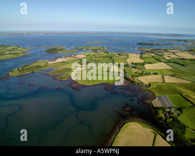 Strangford Lough Aerial, Co. Down, Northern Ireland ,Whiterock Stock ...