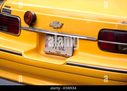Taxi license plate, New York City, USA Stock Photo: 30853057 - Alamy